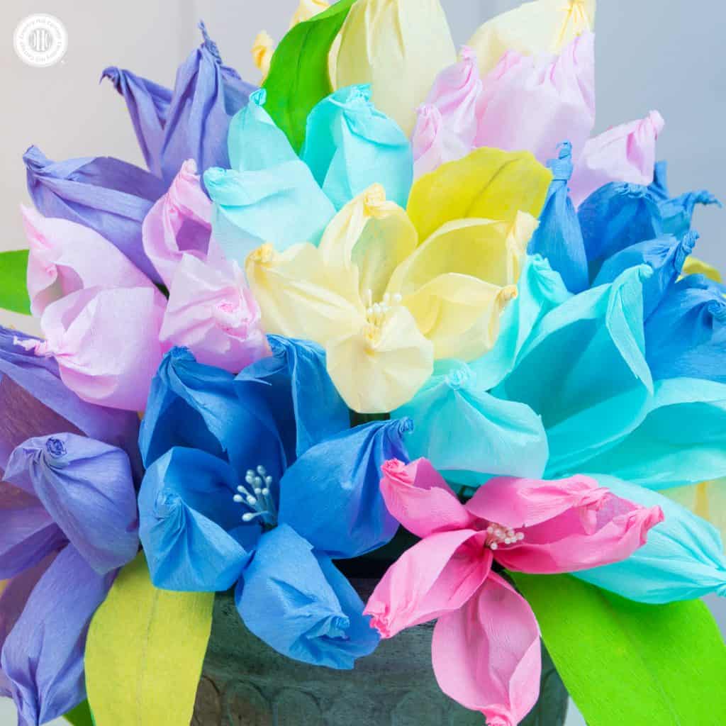 Crepe Paper Flowers - The Easiest Paper Flowers