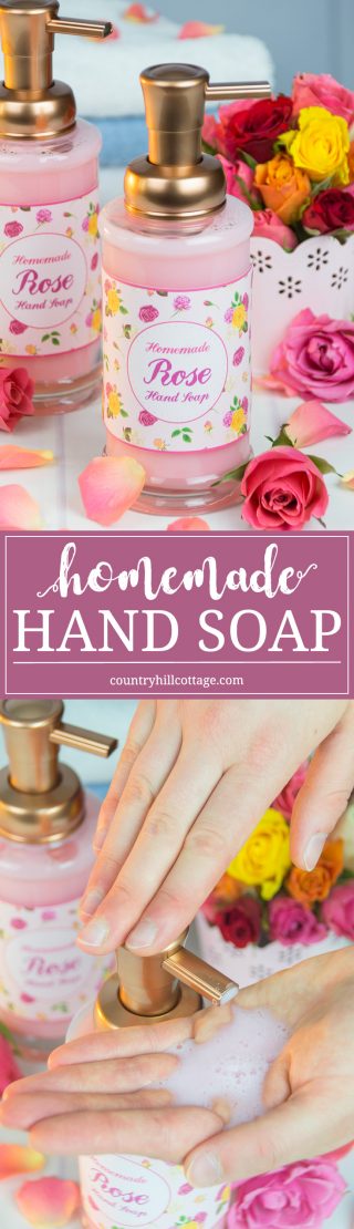 DIY Liquid Hand Soap and Printable Lable