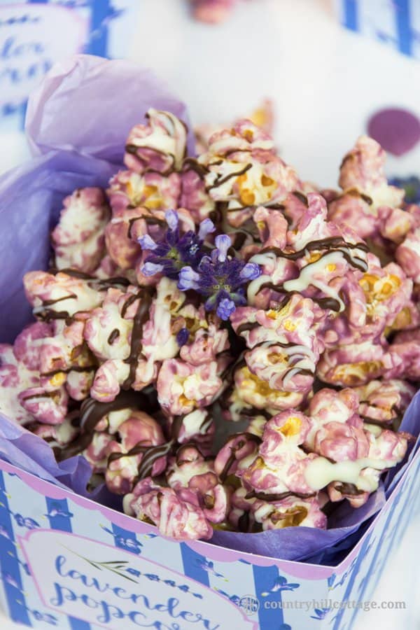 Lavender Popcorn with Lavender Essential Oil
