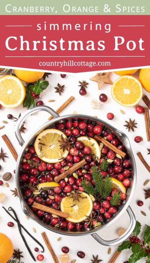 Christmas Stovetop Potpourri – Holiday Simmering Potpourri Recipe