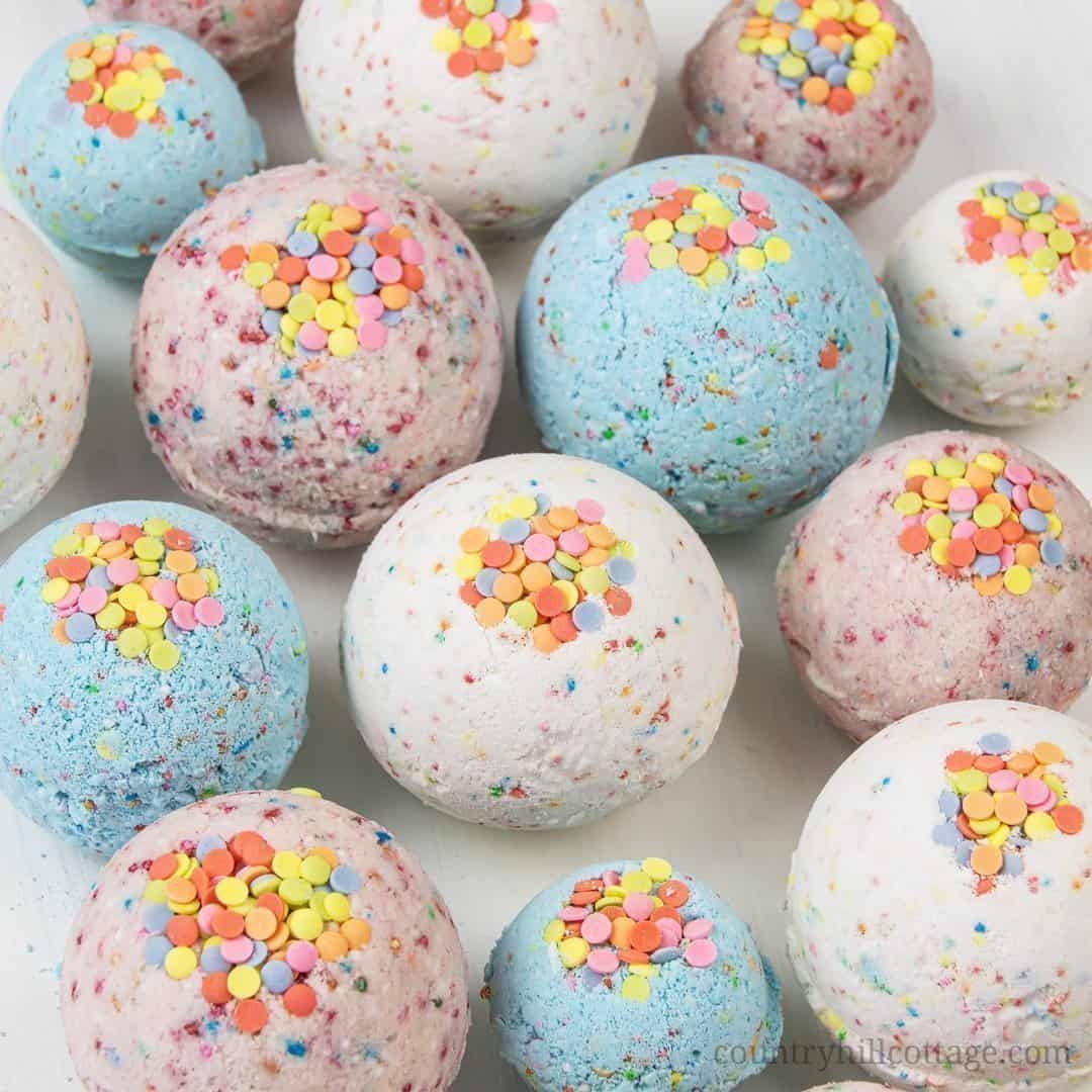 2 Packs Large Bathtub Bombs Organic Craft Rainbow Bubble Gift Set Bath