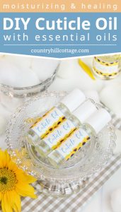 DIY Cuticle Oil with Essential Oils to Strengthen Nails & Dry Cuticles