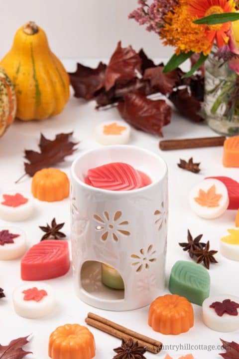 DIY Fall Wax Melts with Soy Wax and Essential Oils