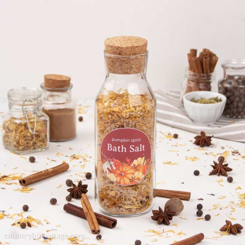 Pumpkin Spice Bath Salt Recipe - Easy DIY Bath Soak
