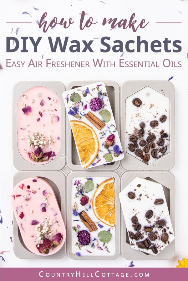 DIY Scented Wax Sachets with Soy Wax, Botanicals & Essential Oils