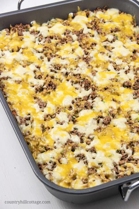 Keto Ground Beef Casserole Recipe