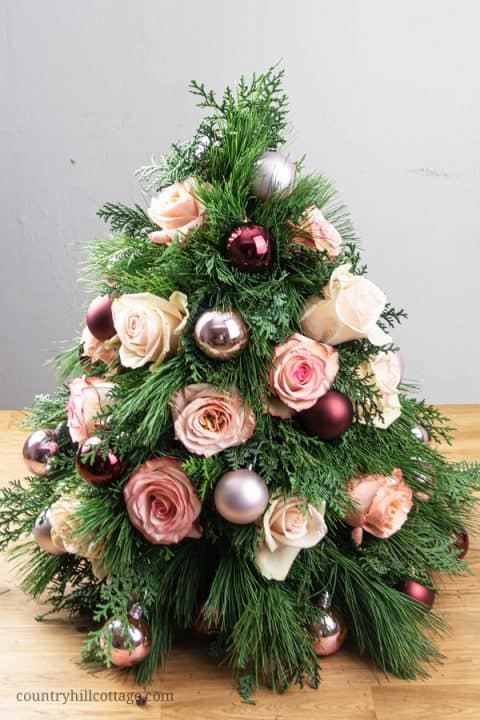 Christmas Tree Centerpiece Step by Step Tutorial