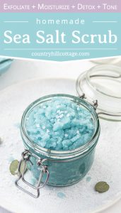 DIY Salt Scrub Recipe {Homemade Sea Salt Body Scrub}