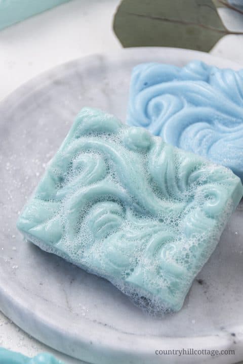 Sea Salt Soap Recipe {Homemade Melt and Pour Soap Salt Bars}
