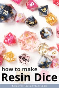 How To Make Resin Dice {DIY Polyhedral Dice Without A Pressure Pot}