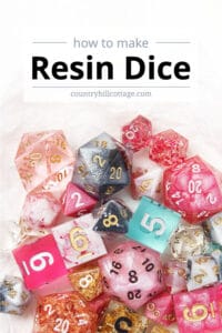How To Make Resin Dice {DIY Polyhedral Dice Without A Pressure Pot}