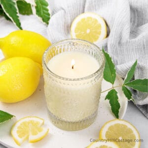 Lemon Candle DIY {Lemon Scented Candles Recipe}