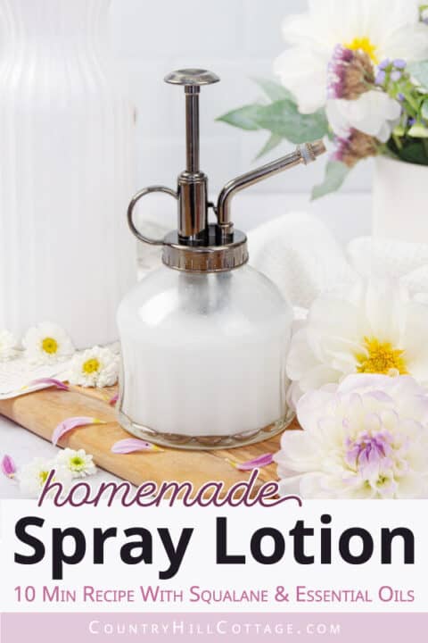DIY Spray Lotion Recipe