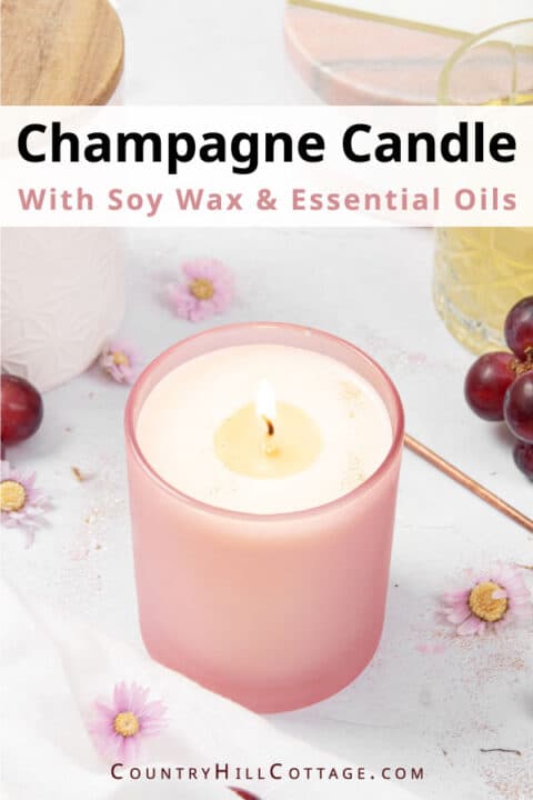DIY Champagne Candle