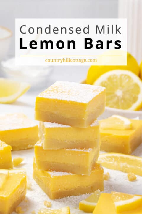 Lemon Bars with Sweetened Condensed Milk