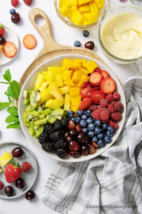 Condensed Milk Fruit Salad