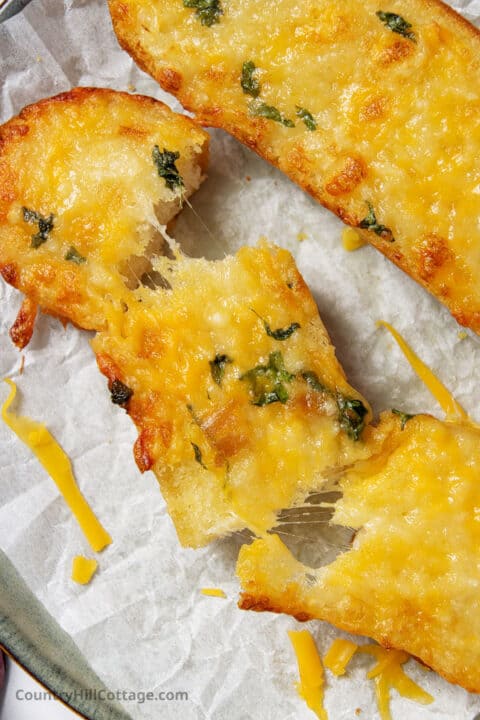 Hot Dog Bun Garlic Bread