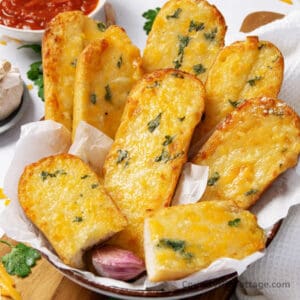 Hot Dog Bun Garlic Bread