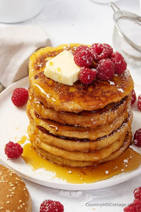 Hamburger Bun French Toast