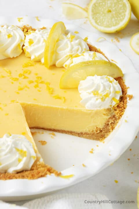 Condensed Milk Lemon Pie