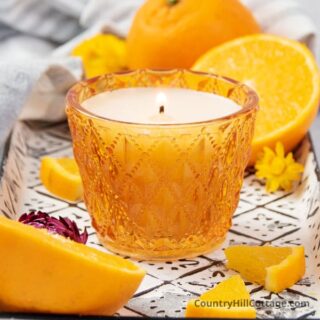 Orange Candle {With 9 Orange Candle Scents}