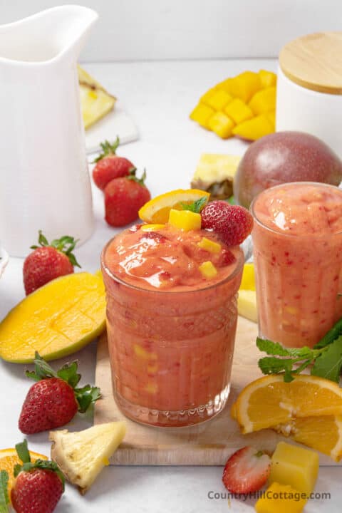 Sunrise Sunset Tropical Smoothie