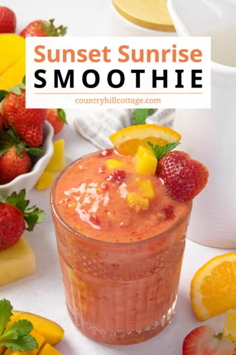 Sunrise Sunset Tropical Smoothie
