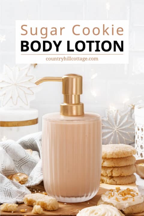 DIY Sugar Cookie Lotion Recipe