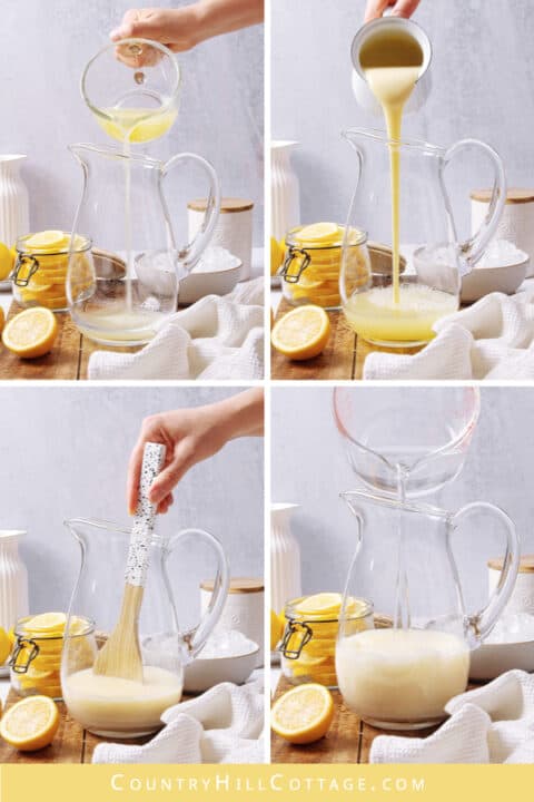 Creamy Lemonade With Condensed Milk