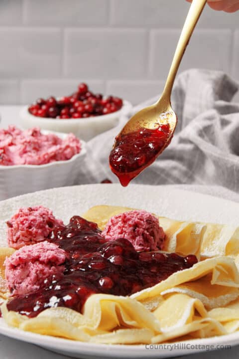 IHOP Swedish Crepes
