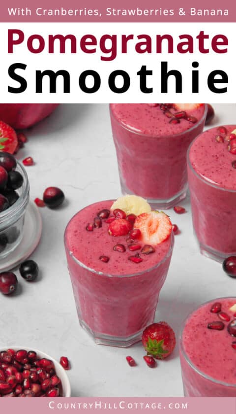 Pomegranate Plunge Tropical Smoothie