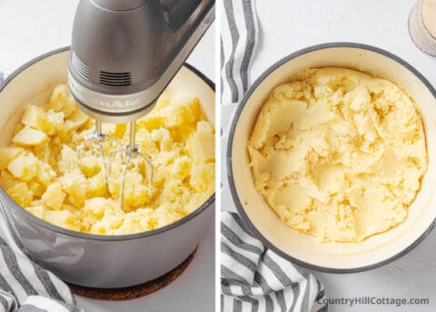 Evaporated Milk Mashed Potatoes