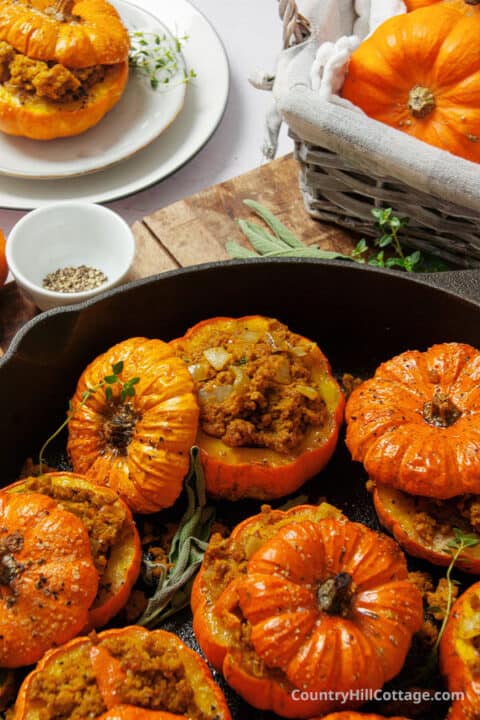 Stuffed Mini Pumpkins
