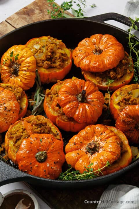 Stuffed Mini Pumpkins