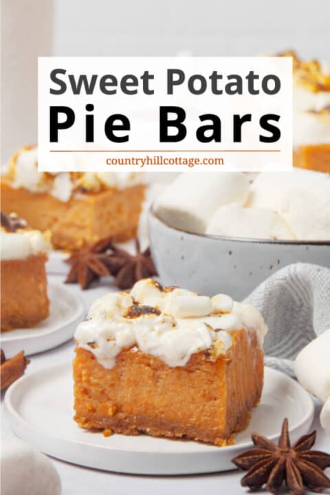 Sweet Potato Pie Bars