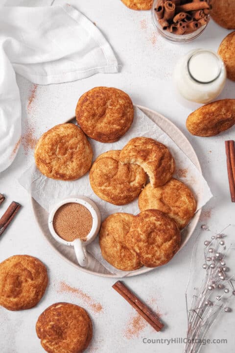 Snickerdoodle Recipe Without Shortening {With Butter}