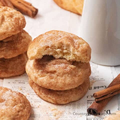 Snickerdoodle Recipe Without Shortening {With Butter}
