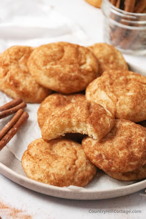 Snickerdoodle Recipe Without Shortening {With Butter}