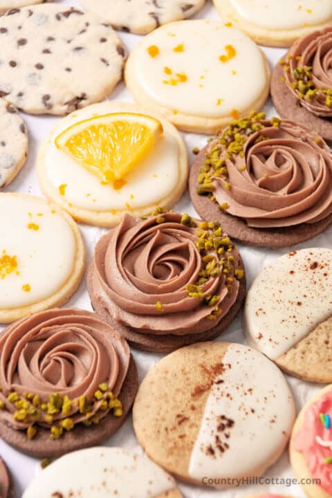 No Spread Sugar Cookies {Without Baking Powder or Baking Soda}