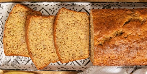 4 Ingredient Banana Bread