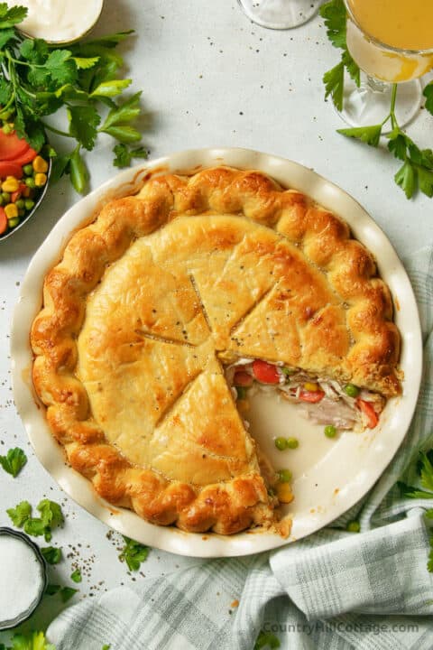 Chicken Pot Pie with Cream of Chicken Soup