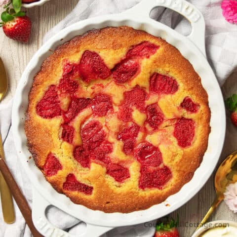 Strawberry Spoon Cake