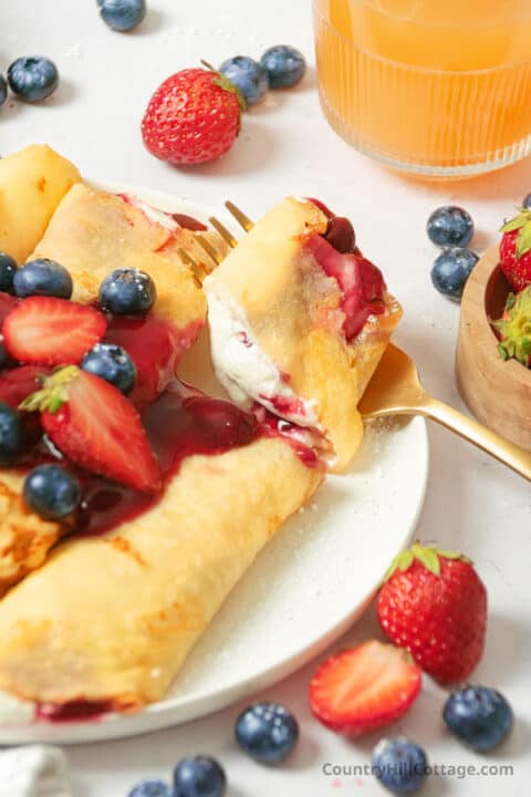 Pancake Mix Crepes