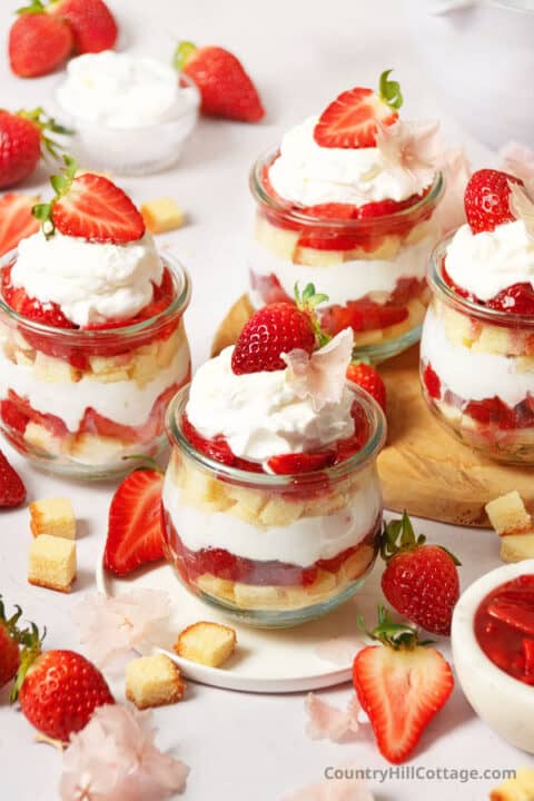 Strawberry Shortcake Parfait