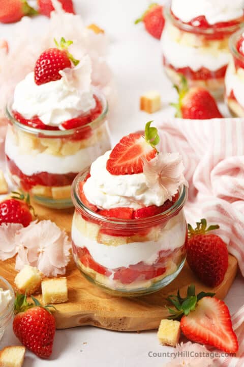 Strawberry Shortcake Parfait