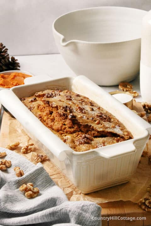 Walnut Pumpkin Bread