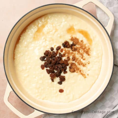 Evaporated Milk Rice Pudding