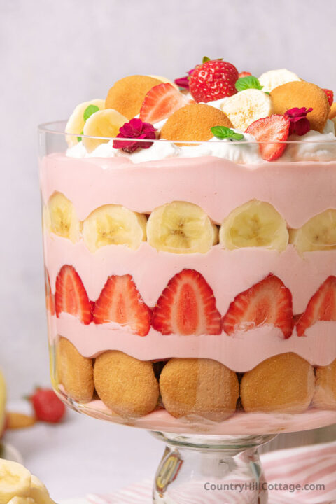 Strawberry Banana Pudding