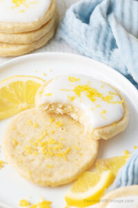 BEST Lemon Shortbread Cookies