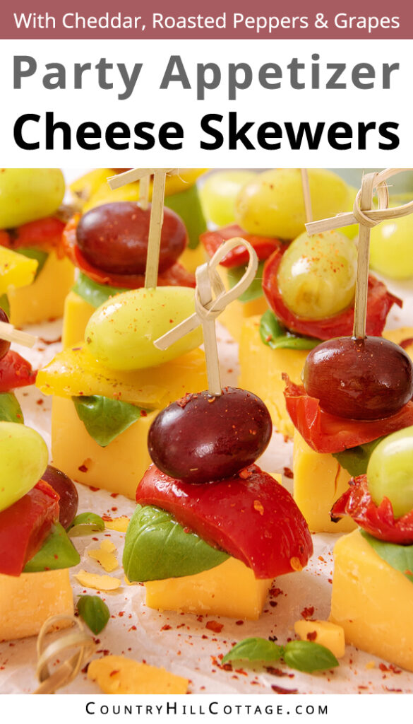 Cheese Skewers {Easy 10-Min Appetizer}